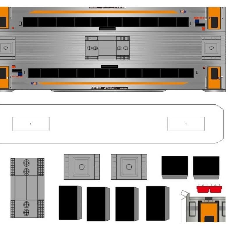 Jual Diy Pola Papercraft Gerbong Kereta Api | Shopee Indonesia