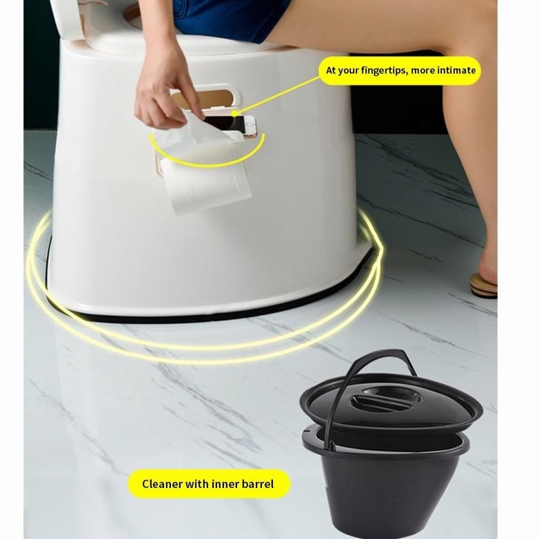 Jual Heino Toilet Portable Dewasa Aman Di Gunakan Kursi Toilet Duduk ...