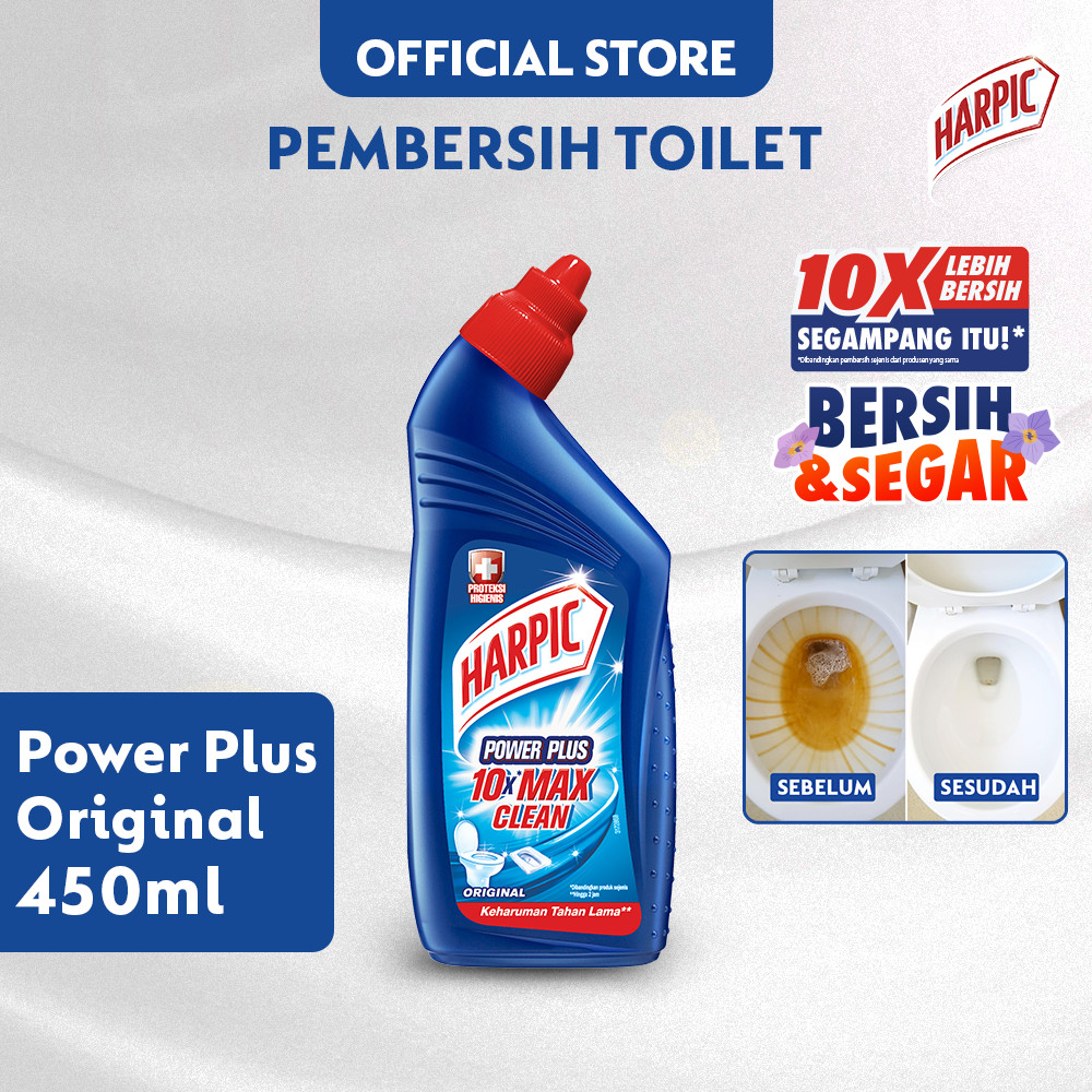 Jual Harpic Power Plus Original 450ml Bottle [Pembersih Toilet] | Shopee Indonesia