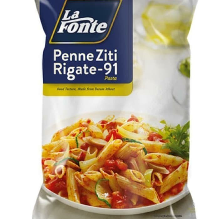 Jual LA FONTE Penne Ziti Rigate 450gr | Shopee Indonesia