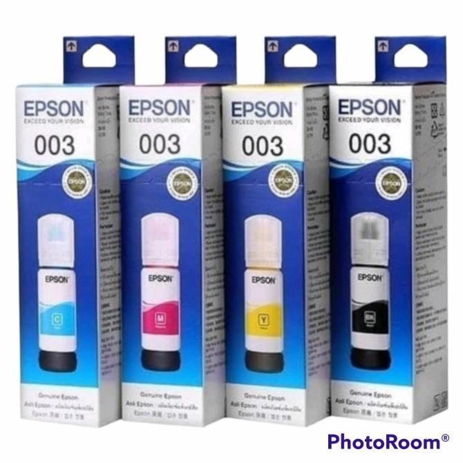 Jual Tinta 003 Original For Ink Printer L1110 L3110 L3150 | Shopee ...