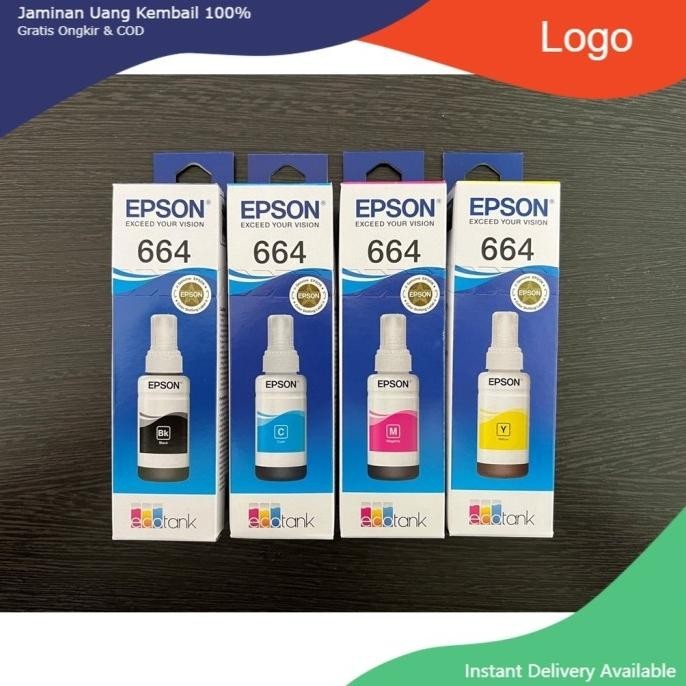 Jual Tinta Epson 664 Premium For Printer L100 L110 L111 L120 L130 L132 ...