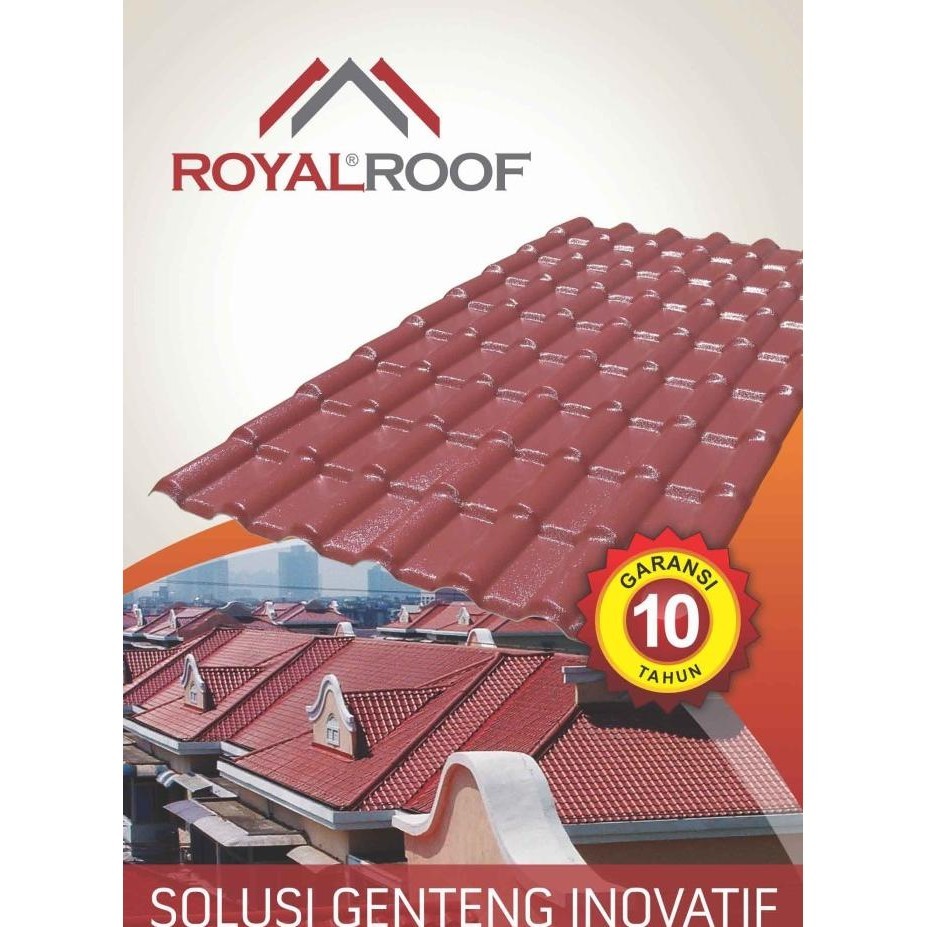 Jual Atap Genteng uPVC Royal Roof | Genteng PVC RoyalRoof GM | Shopee ...
