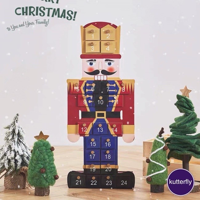 Jual Kalender Kedatangan Natal Kutterfly Nutcracker Kalender Dengan 24 ...
