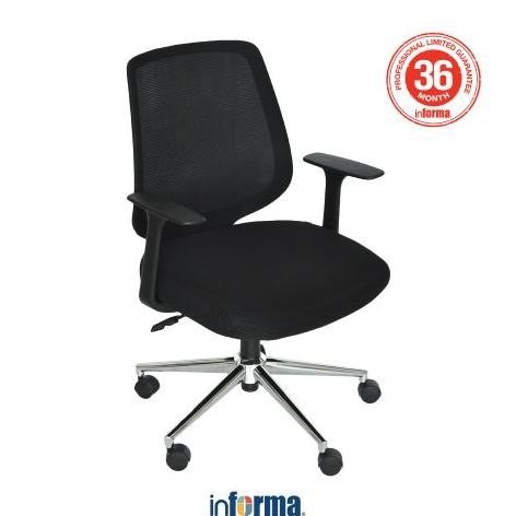 Jual Informa Sunon Shield Kursi Kantor Sandaran Rendah - Hitam Tempat ...