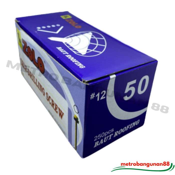 Jual Termurah Sekrup Skrup Baut Roofing Baja Ringan Kuning Zolo 7Cm 5Cm 3Cm 2Cm /Box - 5 Cm/Box ...