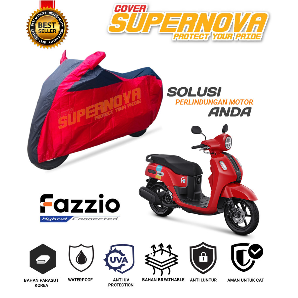 Jual sarung motor yamaha fazzio cover motor yamaha fazzio | Shopee ...