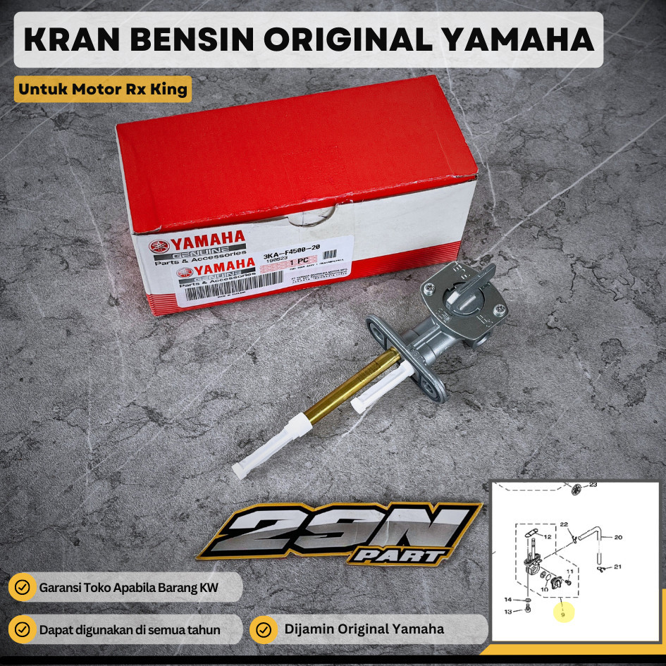 Jual FUEL COCK KERAN KRAN BENSIN RX K RXK RX KING ORIGINAL | 3KA-F4500 ...