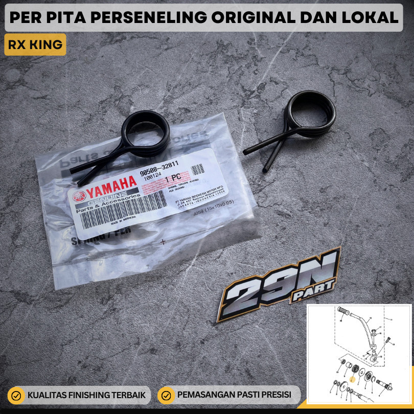 Jual PER PERSENELING PITA AS OVERAN GIGI RX KING RXK ORIGINAL 90508-32811 | Shopee Indonesia