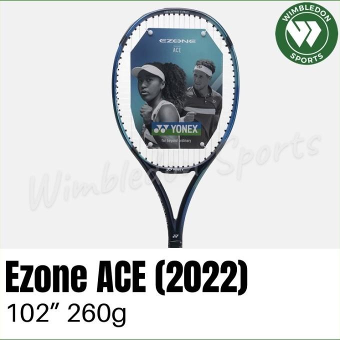 Jual Raket Tenis Yonex EZONE ACE 2022 / Raket YONEX EZONE Ace Sky Blue 2022 | Shopee Indonesia