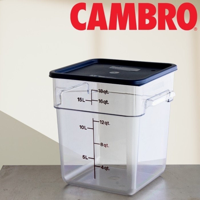 Jual Kontainer Makanan Cambro Square Food Storage Container 17.2L ...