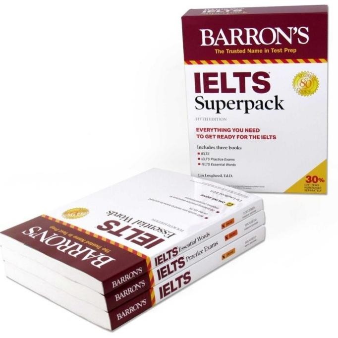 Jual Original Barron'S Ielts Superpack " Fifth Edition " (Three Books ...