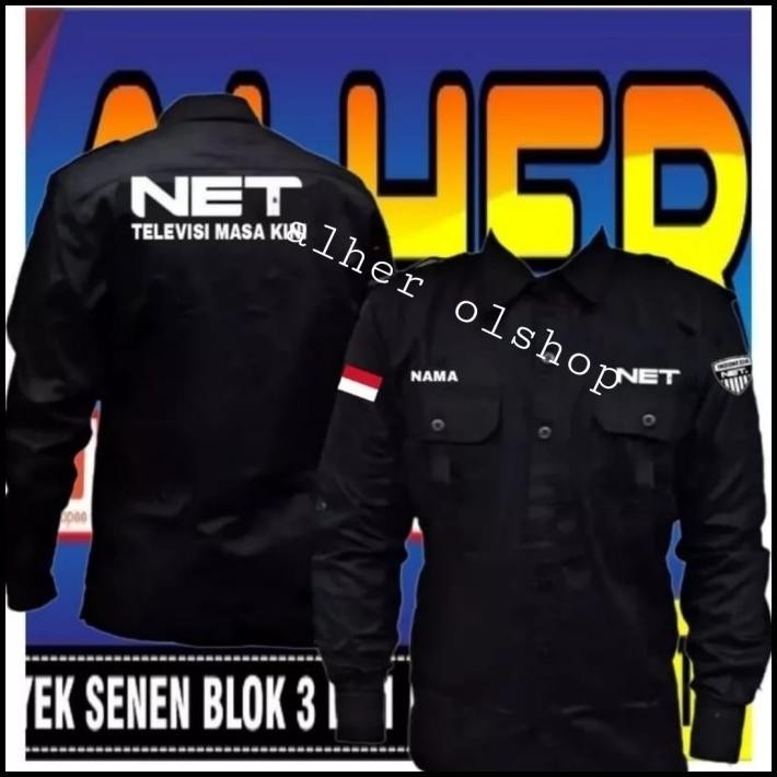Jual Kemeja Net Tv Baju Net Tv Seragam Net Tv Pdh Net Tv Baju Kerja Net ...