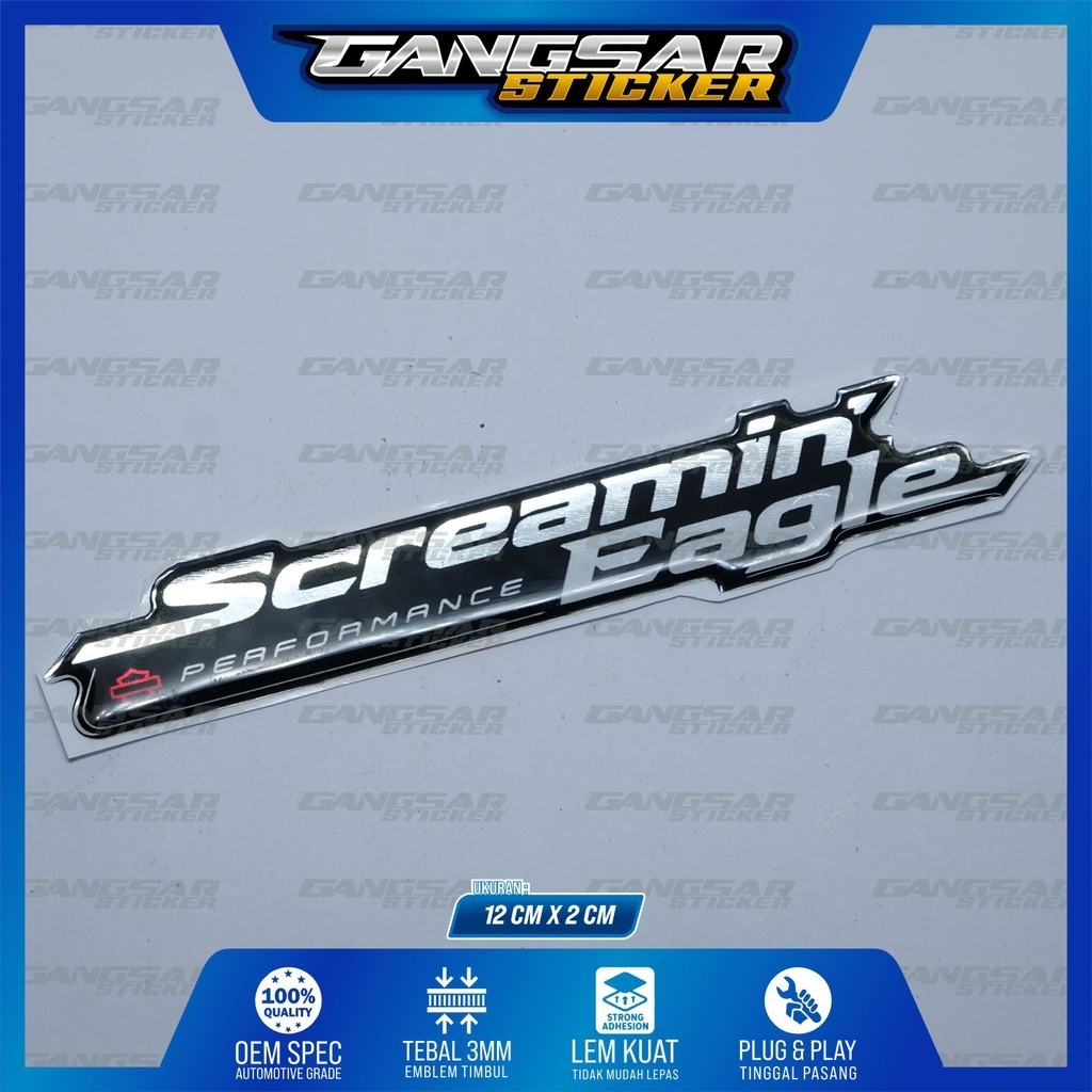 Jual Emblem screamin eagle performance harley davidson | Shopee Indonesia