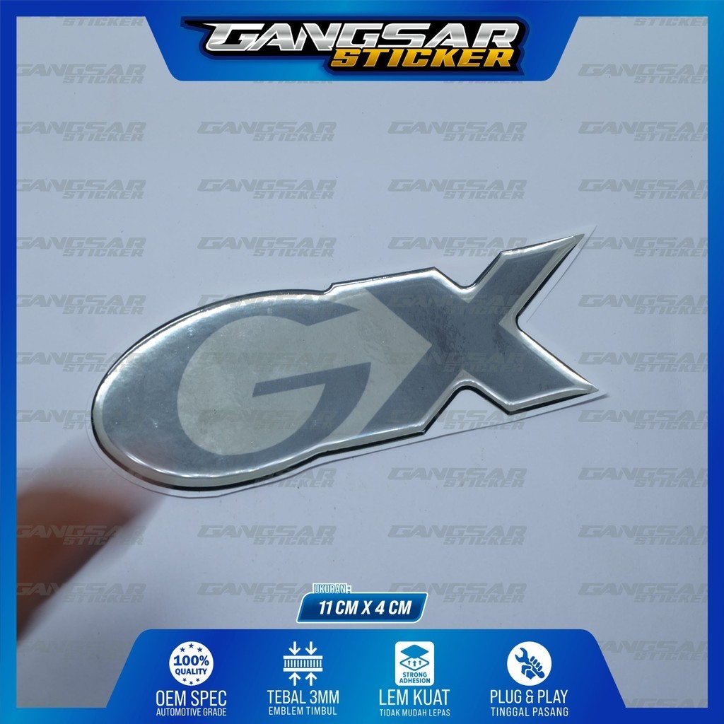 Jual emblem timbul GX suzuki katana / emblem GX suzuki carry | Shopee Indonesia