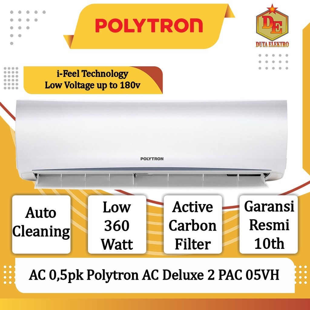 Jual AC 0,5pk Polytron PAC 05 VH AC Deluxe 2 | Shopee Indonesia