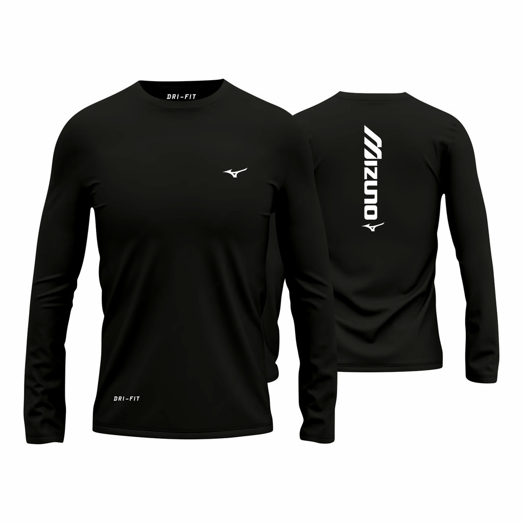 Jual Baju Olahraga Lengan Panjang Kaos Running Gym Fitness Quick Dry ...