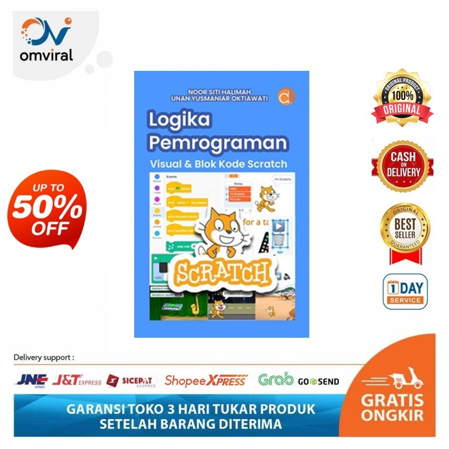 Jual Buku Logika Pemrograman Visual & Blok Kode Scratch Diterbitkan ...