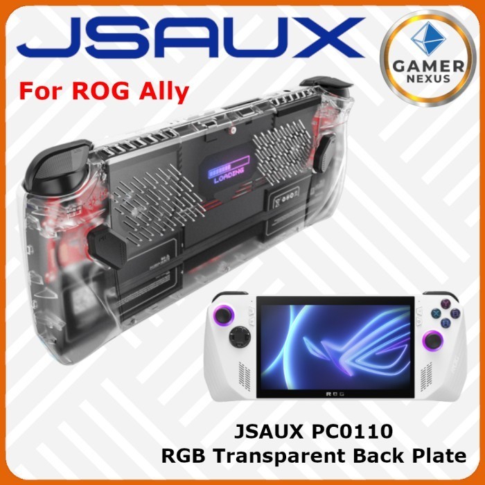 Jual JSAUX PC0110 ROG ALLY RGB TRANSPARENT BACK PLATE FOR ROG ALLY ...