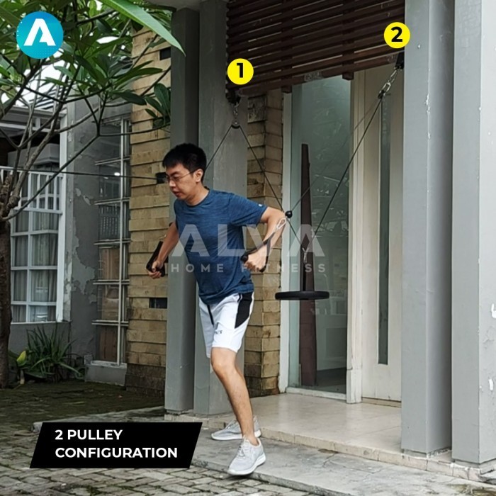 Jual DIY Pulley Cable - Lat Pulldown Pull Down Katrol Row - Cable ...