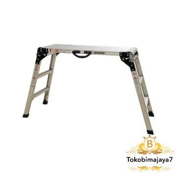 Jual Krisbow Tangga Lipat Platform Portable 80Cm Aluminium | Shopee ...