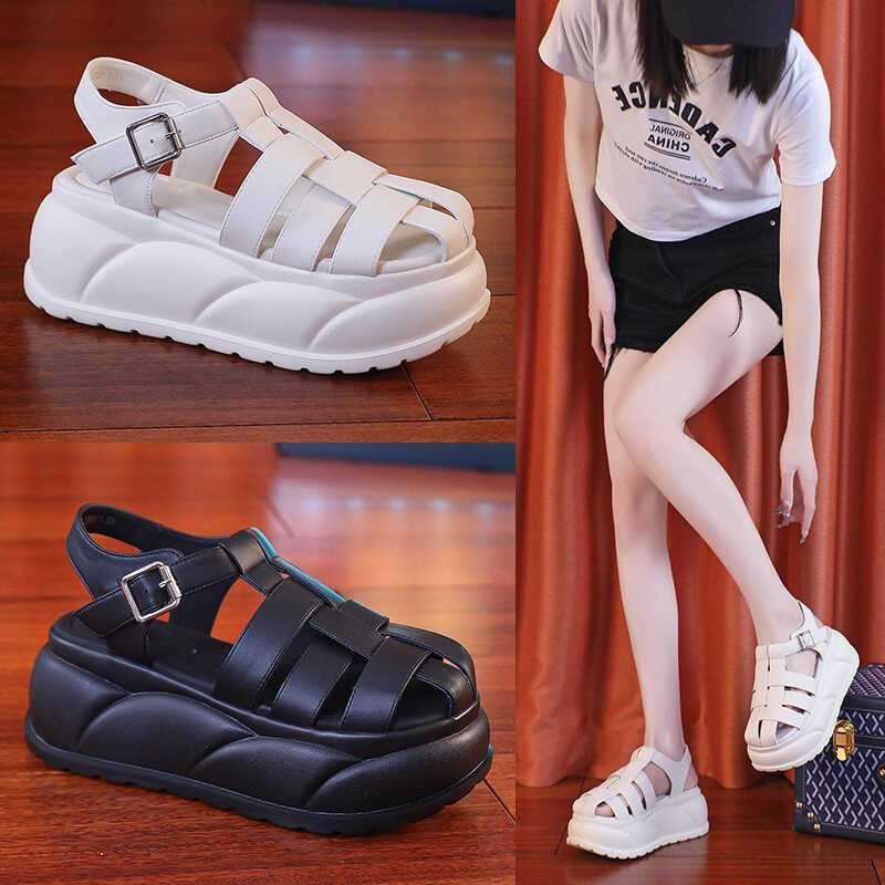 Jual Sepatu Platform Hak Tinggi, Sepatu Tanaman Pitcher Tutup Jari ...