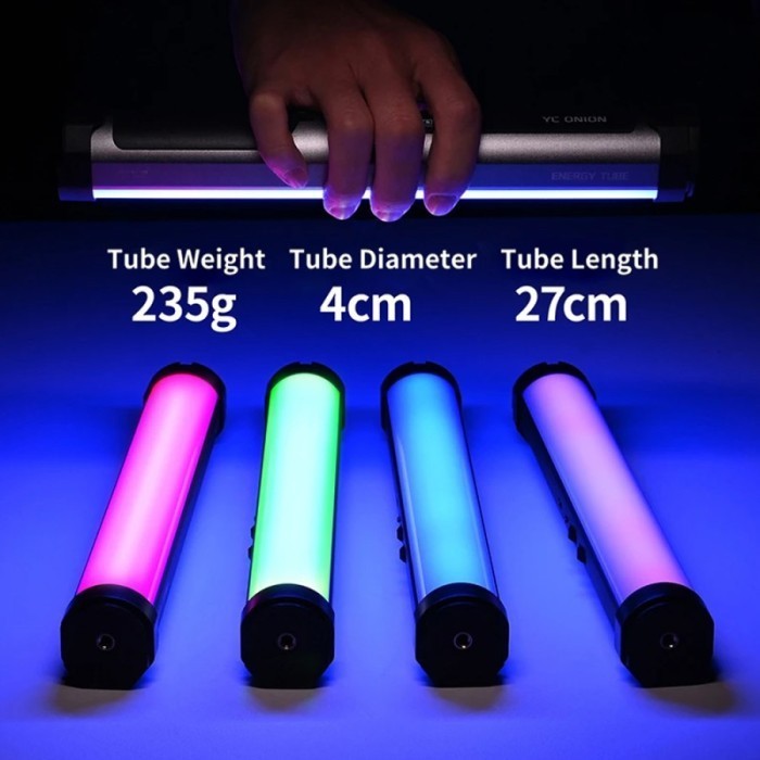 Jual Led Light Stick Tube Rgb Yc Onion Energy Tube 8W Handheld Led With ...