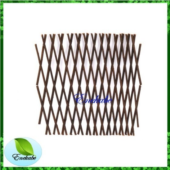 Jual Pagar Teralis Kayu Teralis Daun Rambat/Bunga Rambat Ranting Kayu ...