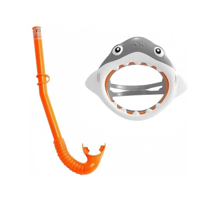 Jual Intex 55944 Snorkel Anak Motif Shark / Kacamata Selam Shark Fun ...