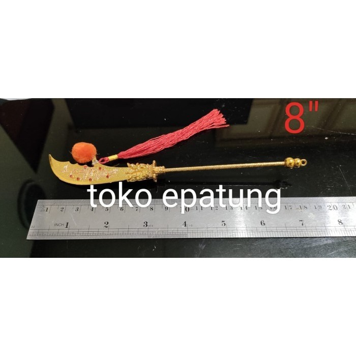 Jual SENJATA PEDANG KWAN KONG KWAN KUNG GUAN YU 8 INCH | Shopee Indonesia