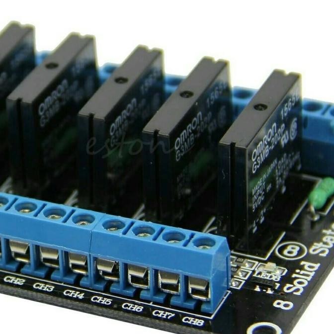 Jual Ssr Solid State Relay Module 8 Channel 5V Dc High Level For ...