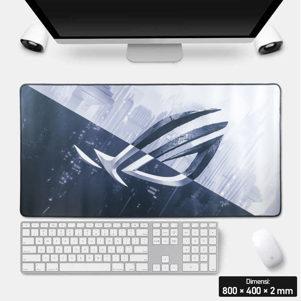 Jual Alas Mouse | Mouse Pad ROG Gaming XL Desk Mat 800x400x2mm | Shopee ...