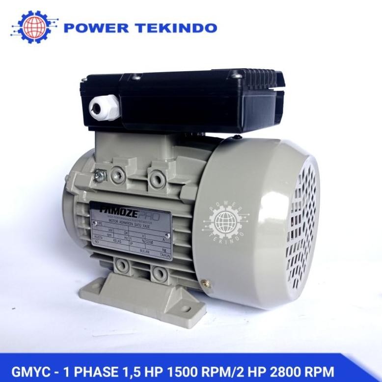 Jual CODE123 - Famoze Pro Dinamo 1 Phase 1,5 Hp 1500 Rpm / 2 HP 2800 RPM Motor Penggerak GMYC 1 ...