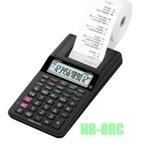 Jual Casio Hr-8Tm Kalkulator Print + Kertas + Tinta (Paket) | Shopee ...