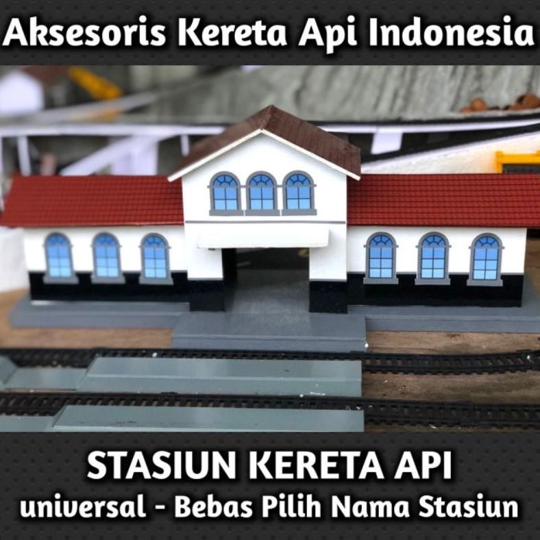 Jual Spesial Diskon Minatur Stasiun Kereta Api B1 & B2 - Universal ...