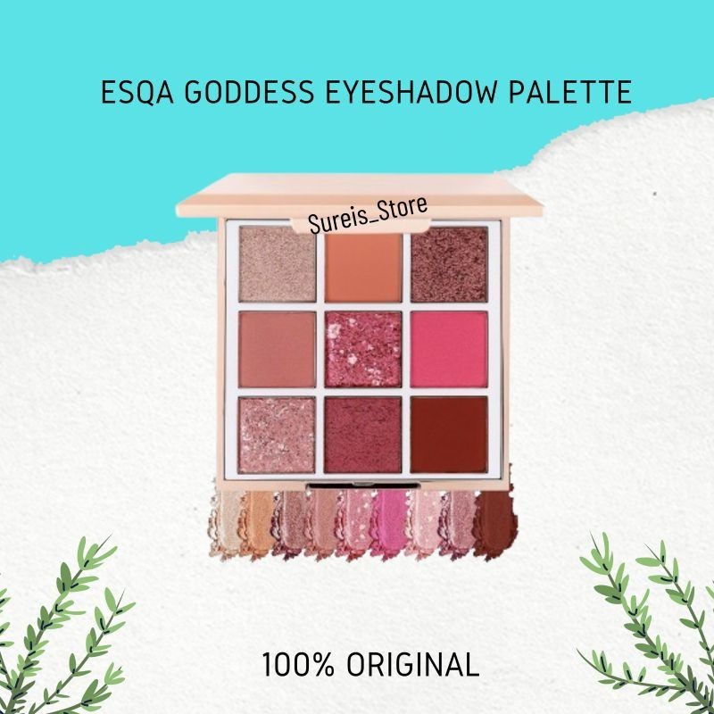 Jual ESQA Goddess Eyeshadow Palette Pigmented Makeup Natural | Shopee ...