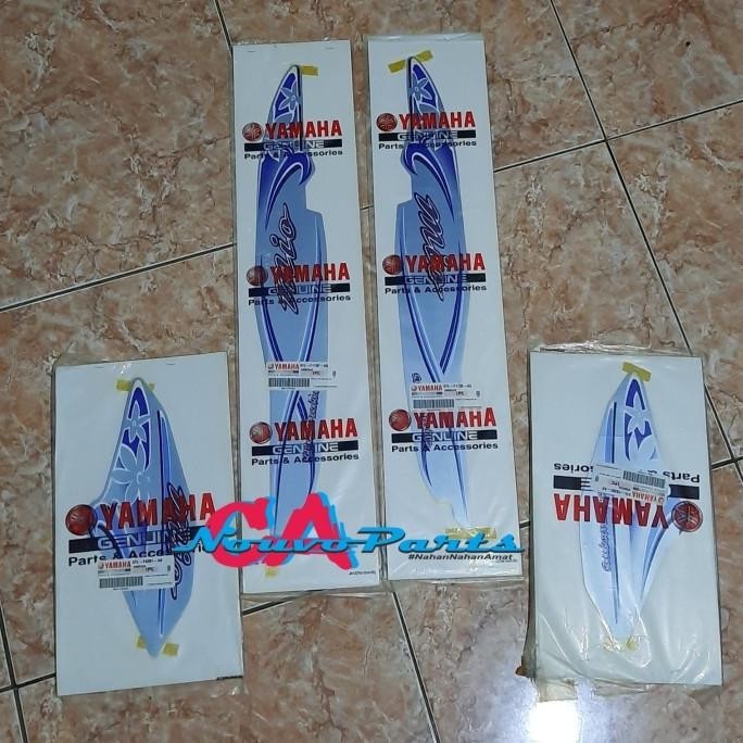 Jual graphic stiker striping mio lama 5tl biru muda telur asin original ...