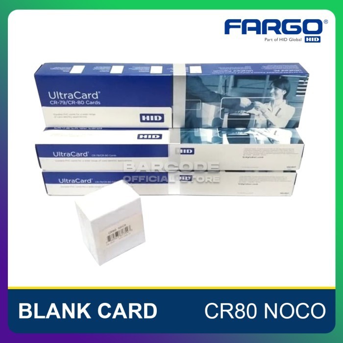 Jual Kartu Pvc Blank Id Card Ultracard Hid Noco Cr 80 Isi 500 Pcs ...