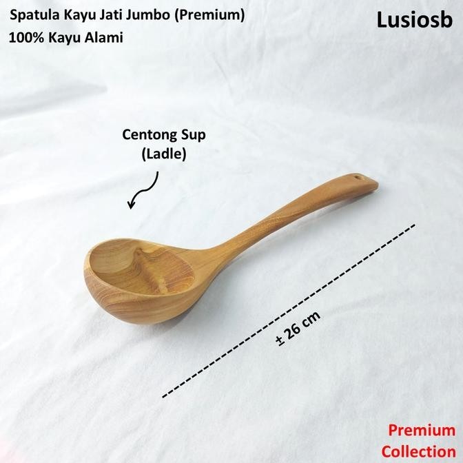 Jual Lusiosb Spatula Serbaguna Kayu Jati Trio Jumbo / Sutil Kayu ...
