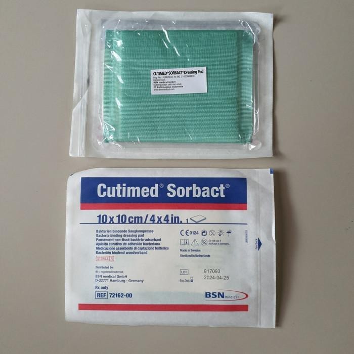 Jual Ready Cutimed Sorbact Swab 10 x 10cm | Shopee Indonesia