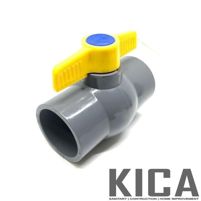 Jual Ball Valve PVC / Stop Kran PVC Polos Ukuran 2 INCH HARGA ...