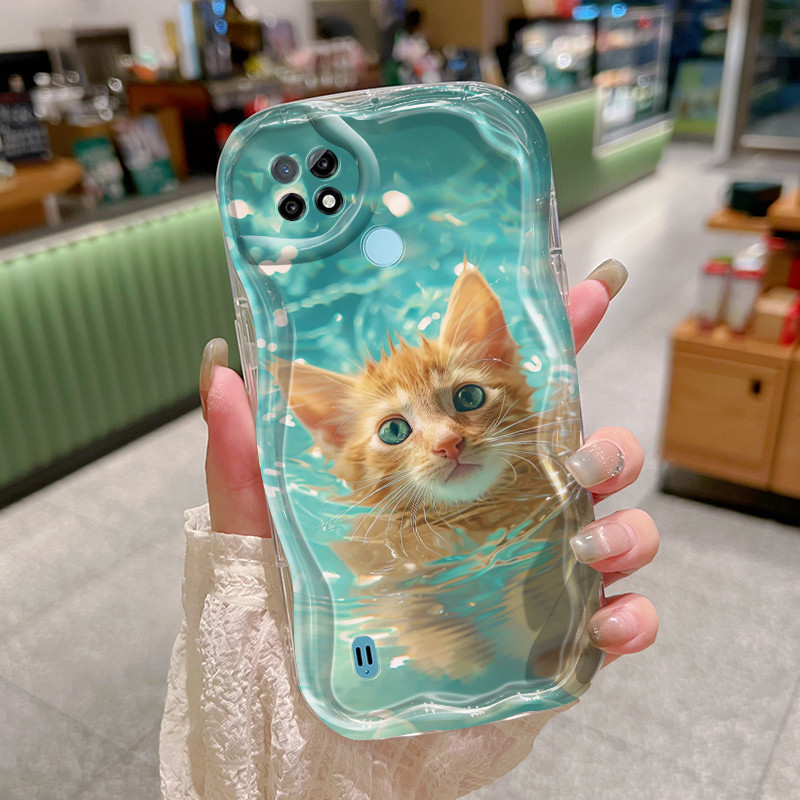 Jual Casing Hp Untuk Realme C21 Case hp kucing Kesing pola cesing ...