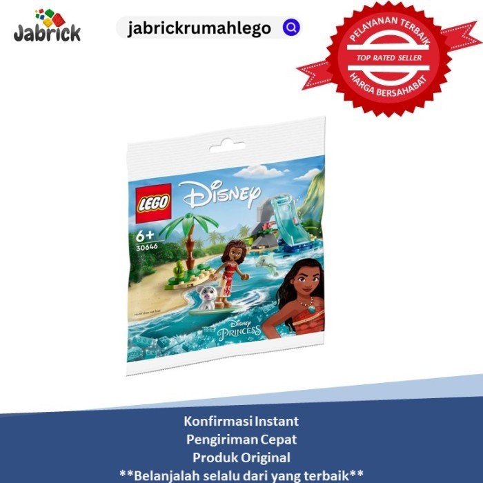 Jual LEGO 30646 Disney Princess Moana's Dolphin Cove Polybag | Shopee ...
