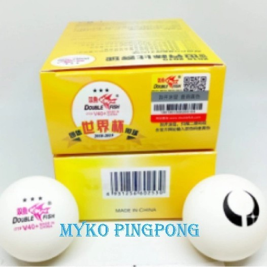 Jual Double Fish 3-Star V40+ Team World Cup Balls - Bola Abs 1Box = Isi 6Pc | Shopee Indonesia