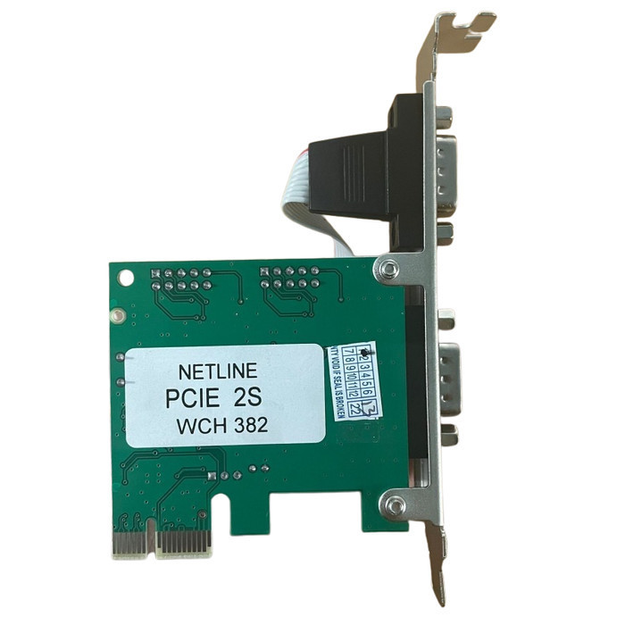 Jual PCIE SERIAL PORT COM 2 PORT RS-232 PCLE WCH382 CARD CHIPSET K01 ...