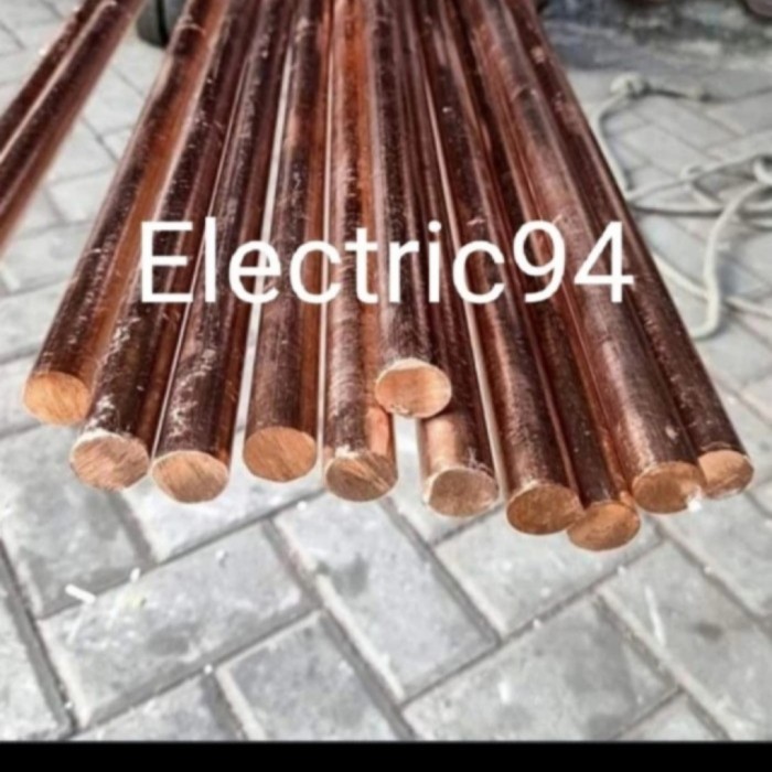 Jual Stik rod grounding 5/8 (16mm) Tembaga Asli Panjang 2 Meter K01 ...