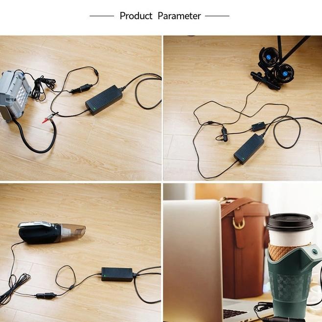 Jual Ac To Dc Adapter Converter Pompa Ban Mobil Ke Colokan Listrik ...