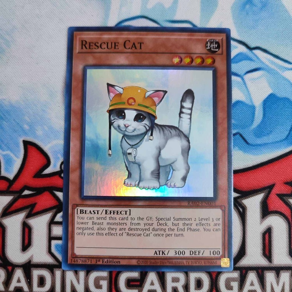 Jual yugioh rescue cat RA02 super rare original | Shopee Indonesia