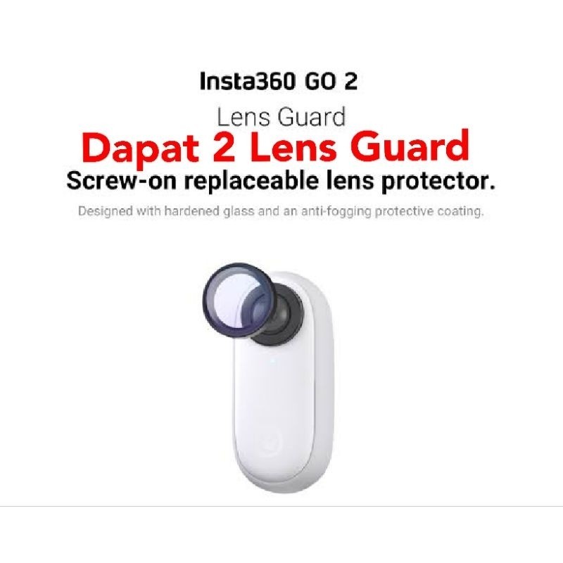 Jual Insta360 Go2 Original Lens Guard Go 2 Resmi TAM | Shopee Indonesia