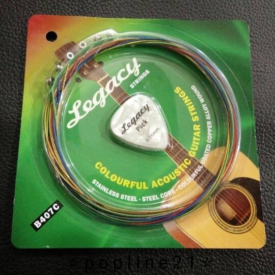 Jual Senar gitar akustik LEGACY WARNA /Colourful Acoustic Guitar LEGACY ...